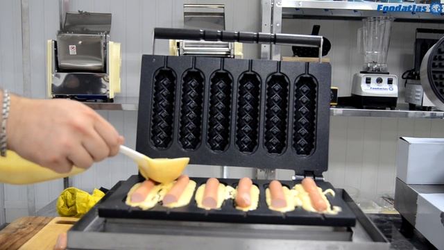 Вафельница корн догов, аппарат для корн догов, аппарат для сосисок, корн доги оборудование