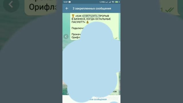 15. Как закрепить сообщение в чате или канале Телеграм
