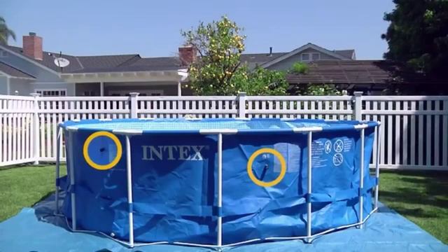 Инструкция по установке каркасных бассейнов Intex