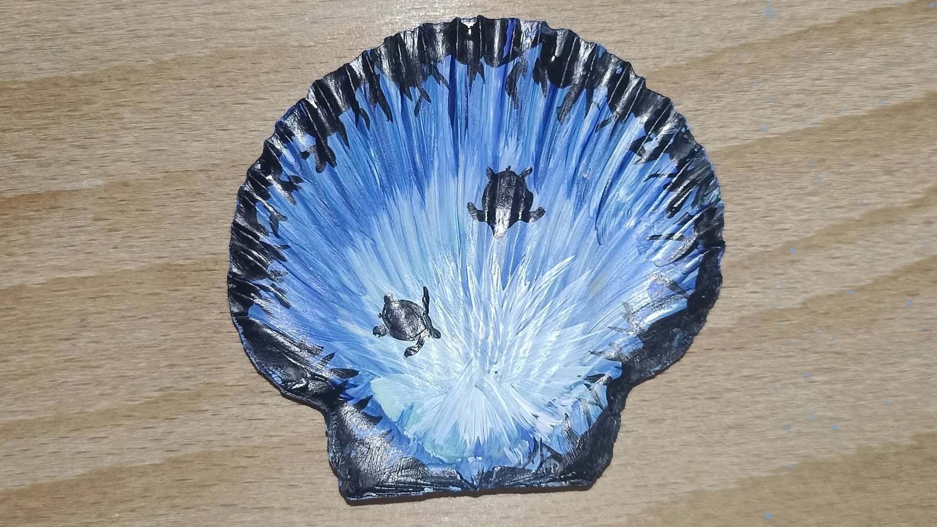 Черепашки / Рисунок акриловыми красками