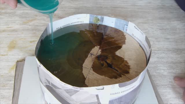 Чаша из Вишни с Эпоксидкой - 1я часть