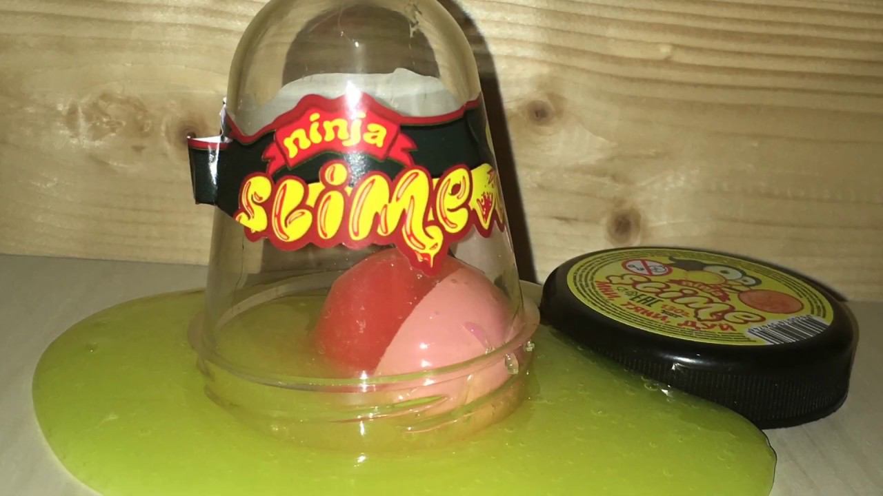Slime   Играем с Лизуном #желтый