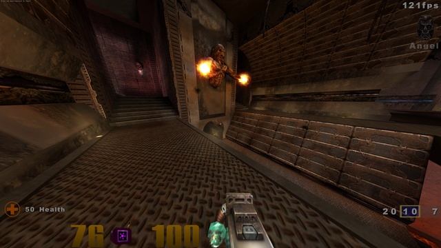 Quake 3 arena 4k, сложность крутой, прохождение DM10