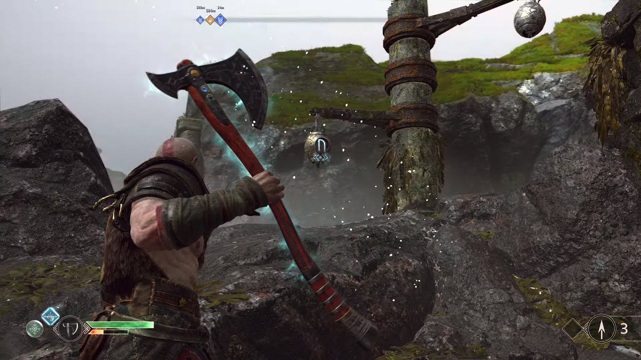 God of War - Лучший бросок - Best throw