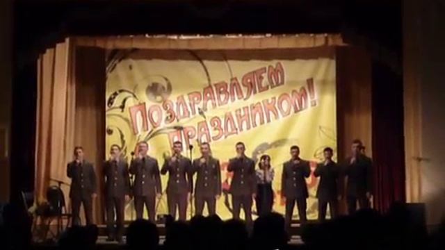 Курсанты ВВА на Юбилейном концерте хора ветеранов