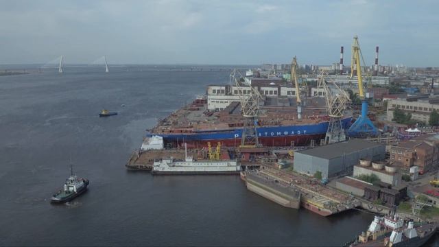 Спуск атомного ледокола 'Сибирь', 22.09.2017