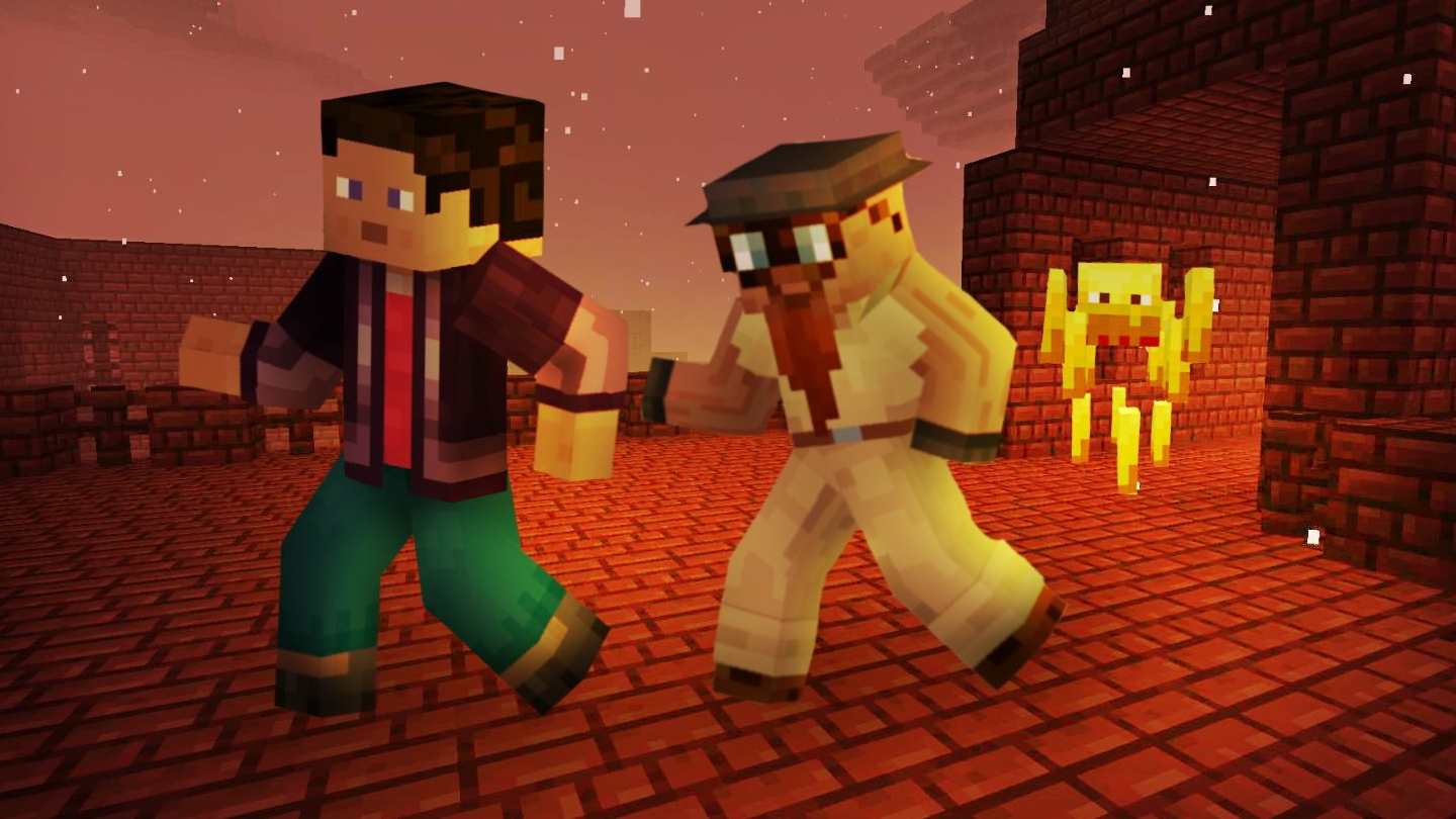 НАШЛИ АДСКУЮ КРЕПОСТЬ В ПЛОСКОМ МИРЕ В MINECRAFT!!!