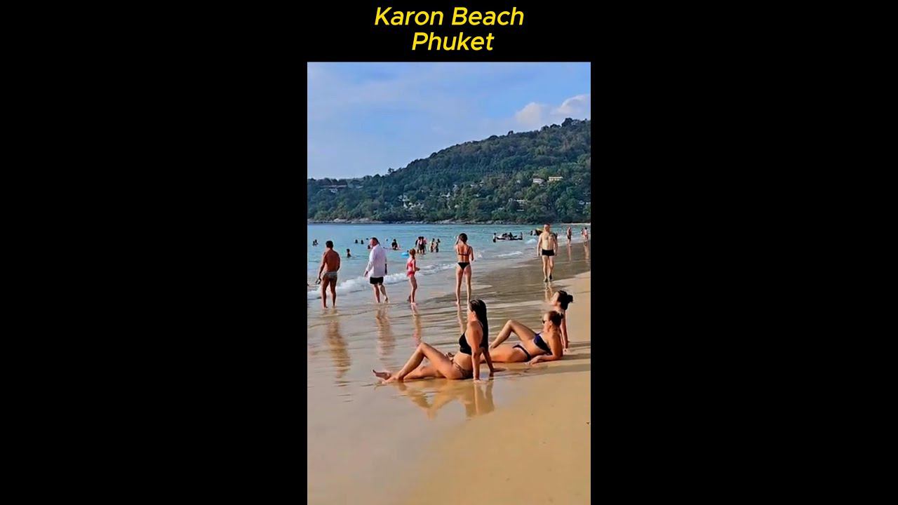 Beach walk on Karon Beach Phuket 2024#каронбич #пхукет #таиланд #beachwalk