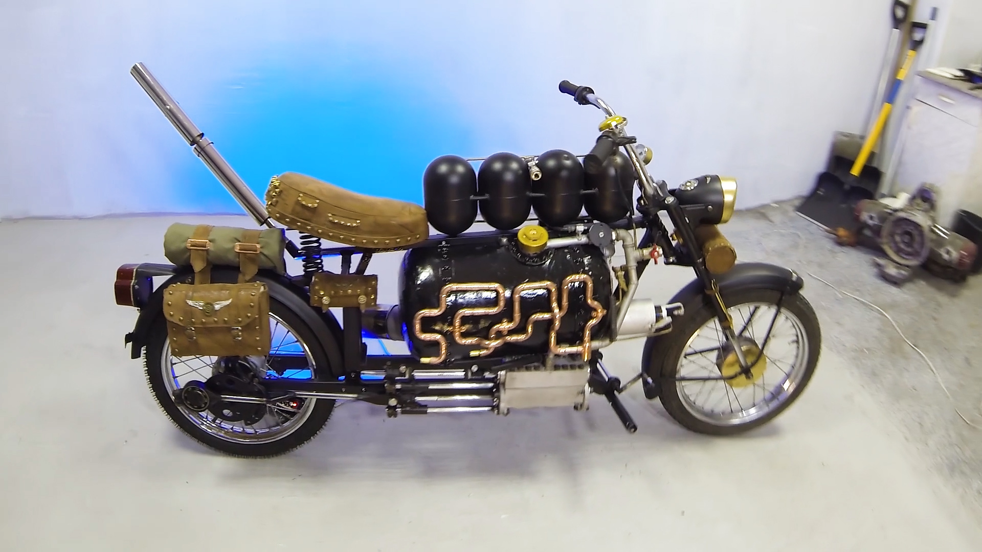 Паровой мотоцикл 5 серия