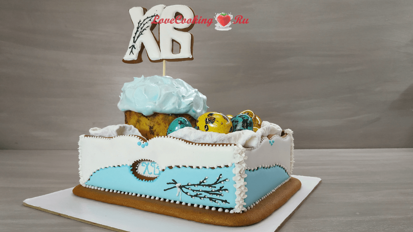 Пряничная коробка для сладостей | Пасхальный декор | LoveCookingRu