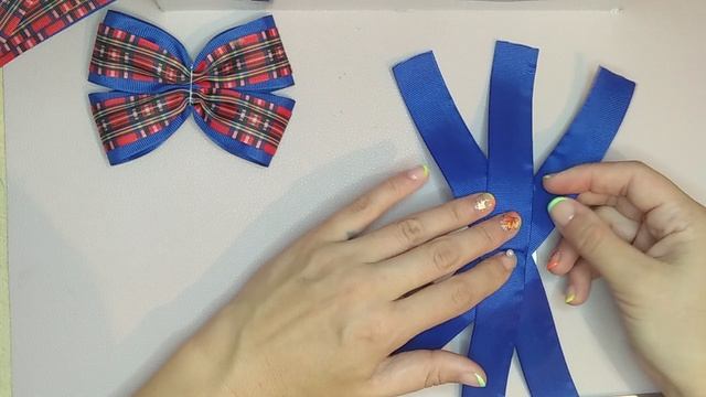 Галстук из репсовой ленты 2.5 и 4 см .