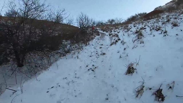 Восхождение на зимний Бештау с города Лермонтова, поздравление с днем покорения вершин, Горы Кавказа