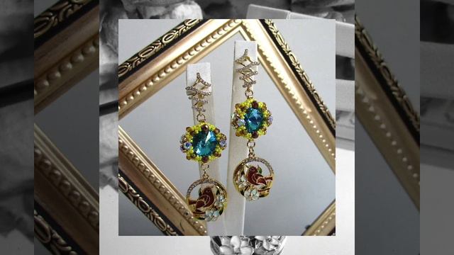 авторская бижутерия ручной работы Yuliya Laborera серьги #yuliya_laborera #jewelry #handmadejewelry