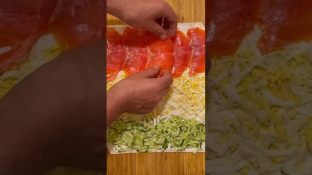 Рулет «Светофор»
Приготовление на видео.