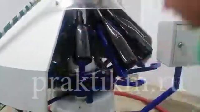 Запуск полуавтомата розлива XRB16 на производстве заказчика и обучение персонала