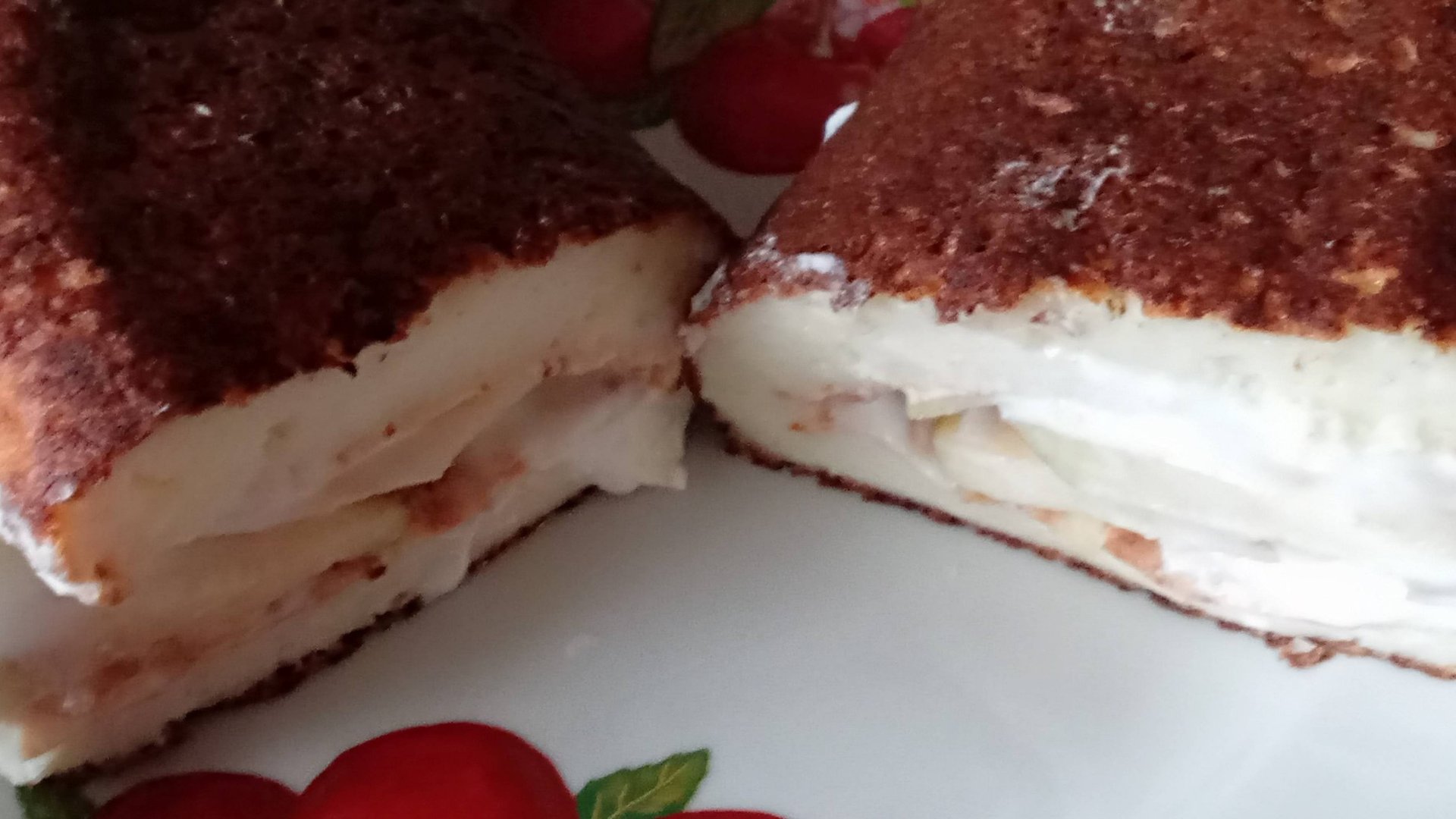 НА ЗАВТРАК -ТВОРОЖНЫЙ БЛИНЧИК С НАЧИНКОЙ