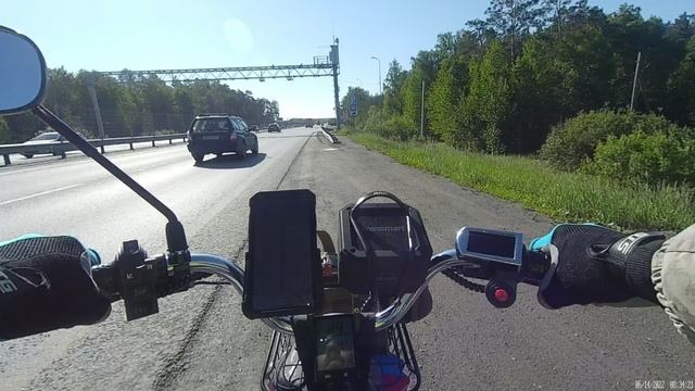 Поездка из Екатеринбурга в Далматово на электро велосипеде Minako V.8 PRO часть 10