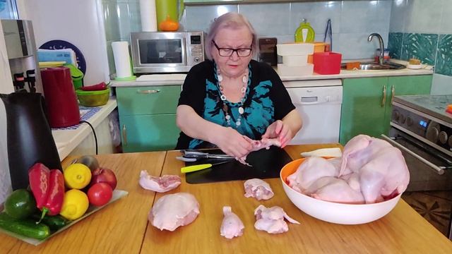 Разделываем курицу