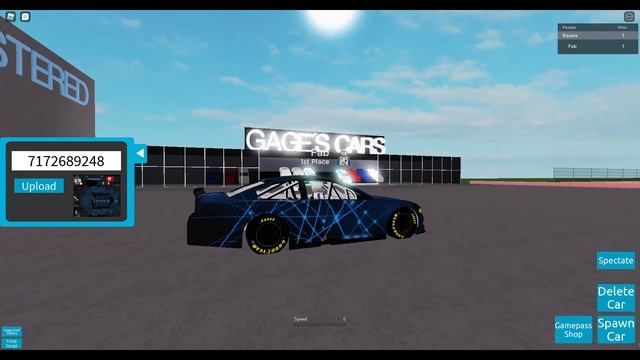 My Paint Scheme Codes in Backstretch Battles Remastered | Wave 4 ...