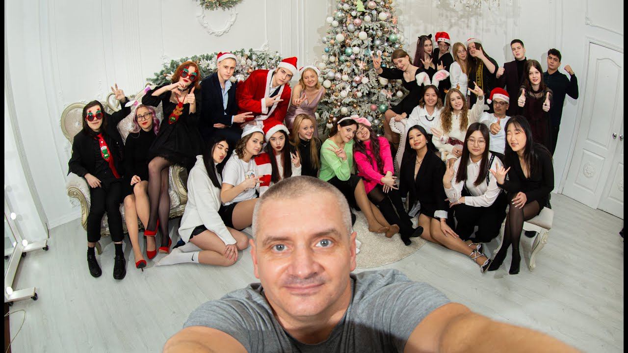 Выпускники в студии. Фотосессия выпускников