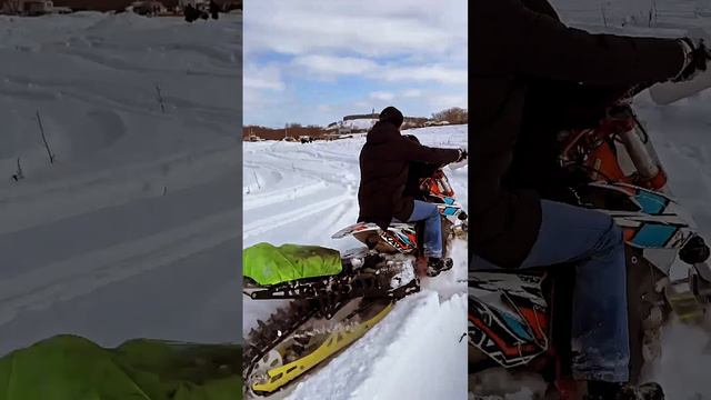 Мотоцикл на зимний период. #Snowbike #Kayo