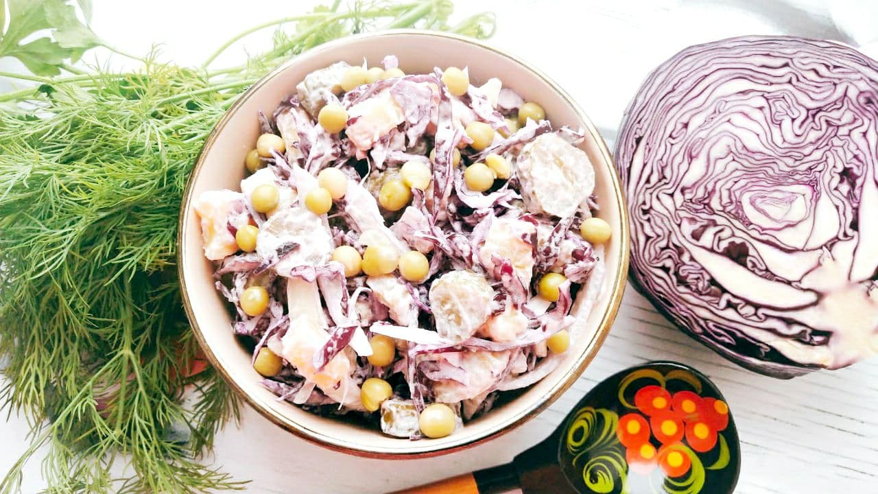 Самый вкусный немецкий салат! Этот салат такой вкусный, что вы будете готовить его снова и снова!