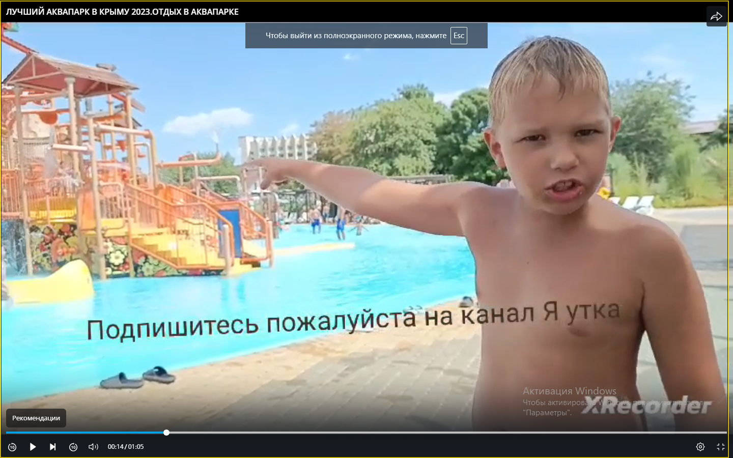 обзор на канал "я утка"