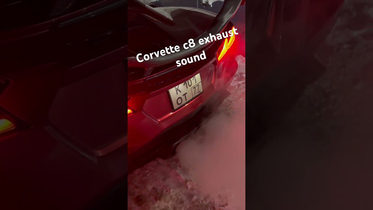 Corvette c8 stingray exhaust sound