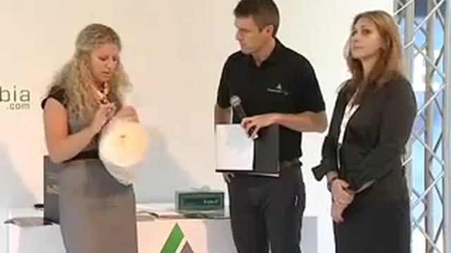 Liquid wallpaper SILK PLASTER ( жидкие обои)- BIG5  2012 live demonstration