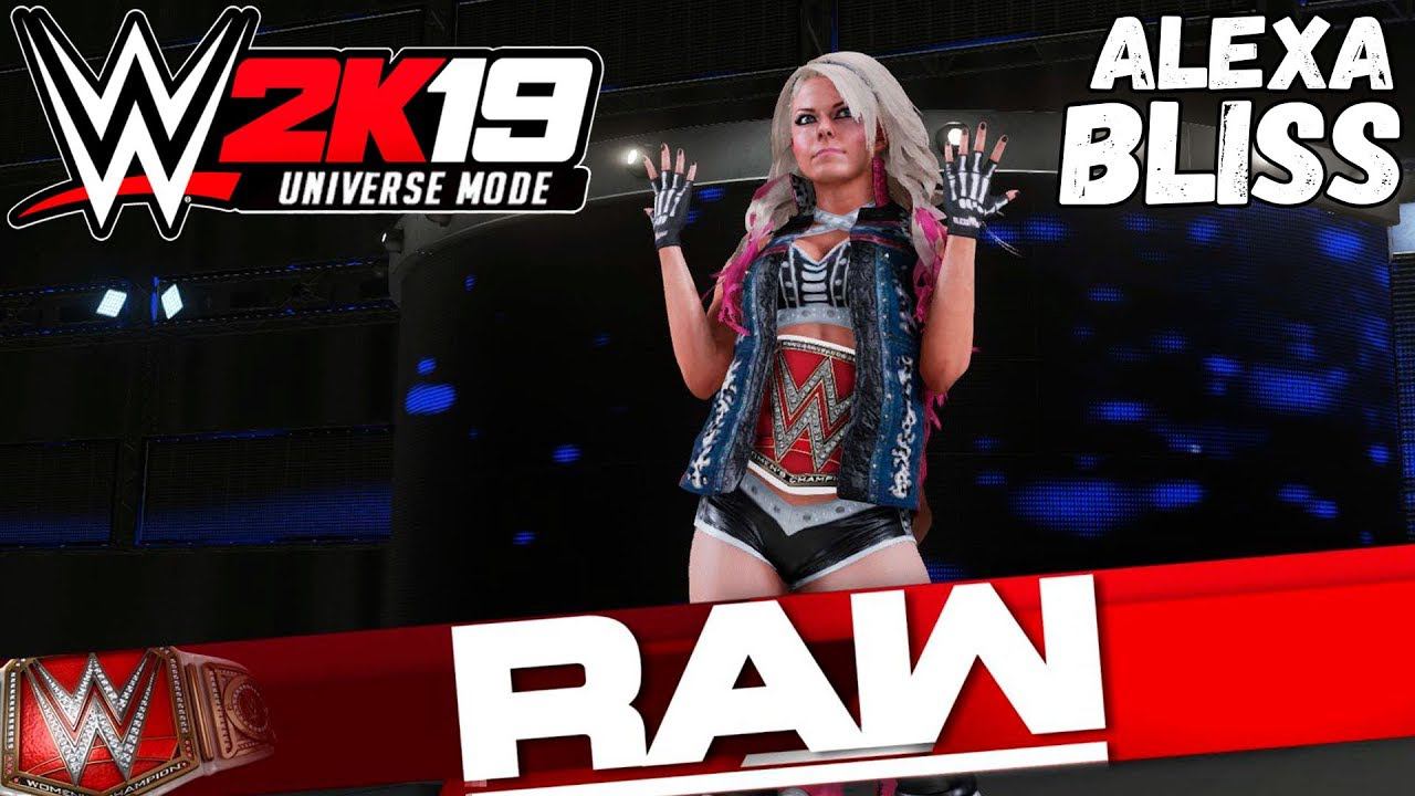 WWE 2K19 Universe Mode - RAW. Alexa Bliss (Русская озвучка) #16