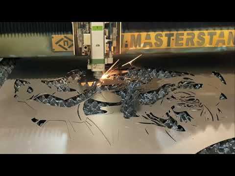 Художественная лазерная резка металла.