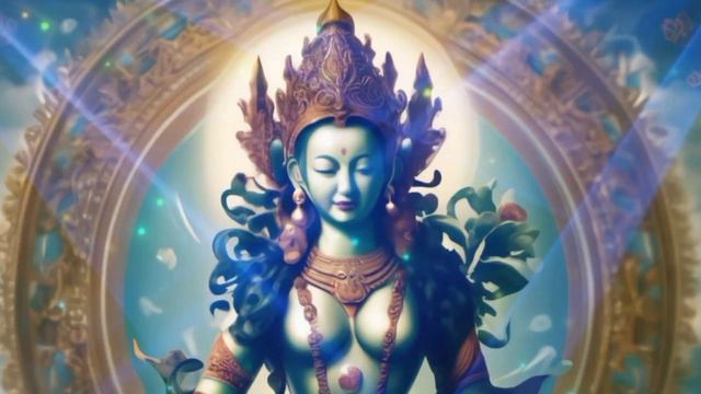 Бодхисаттва Зеленая Тара. Буддизм.