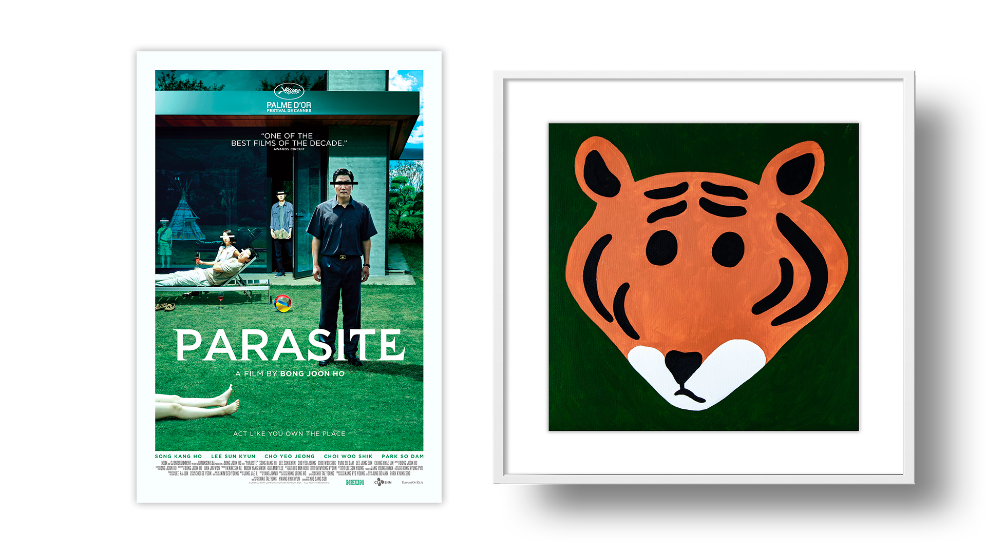 Рисую картину из фильма Паразиты / Gisaengchung / Parasite (2019)