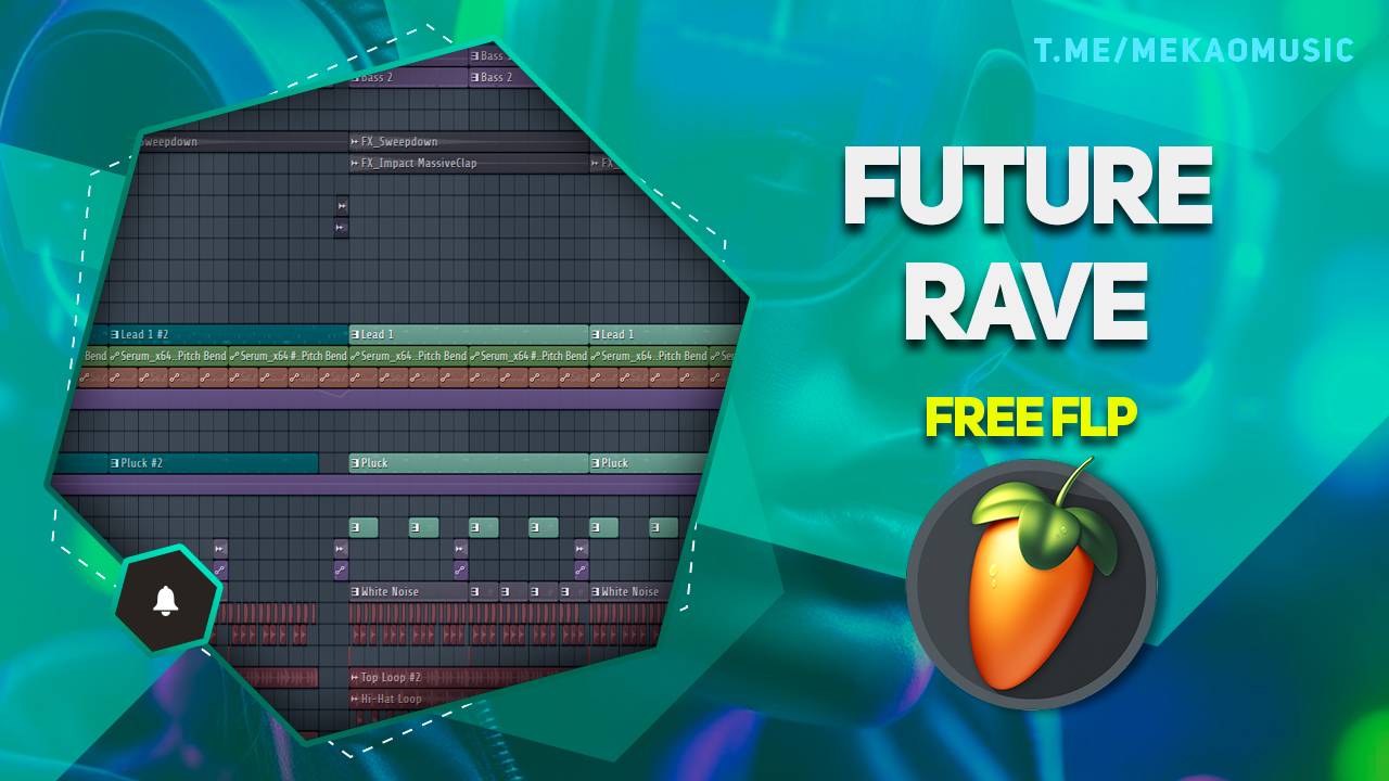 Future Rave в FL Studio 20 (БЕСПЛАТНЫЙ FLP\Free FLP)