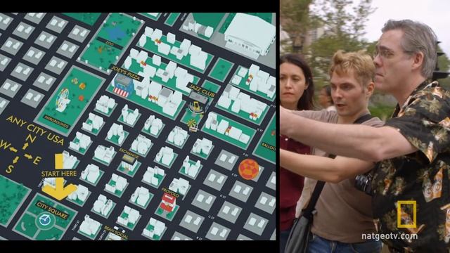 Giving Directions watch till the end! English prepositions of place Направления, смотрите до конца!