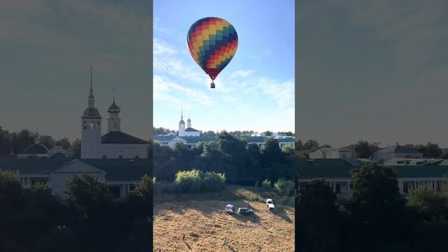 Полёт на воздушном шаре над Суздалем
