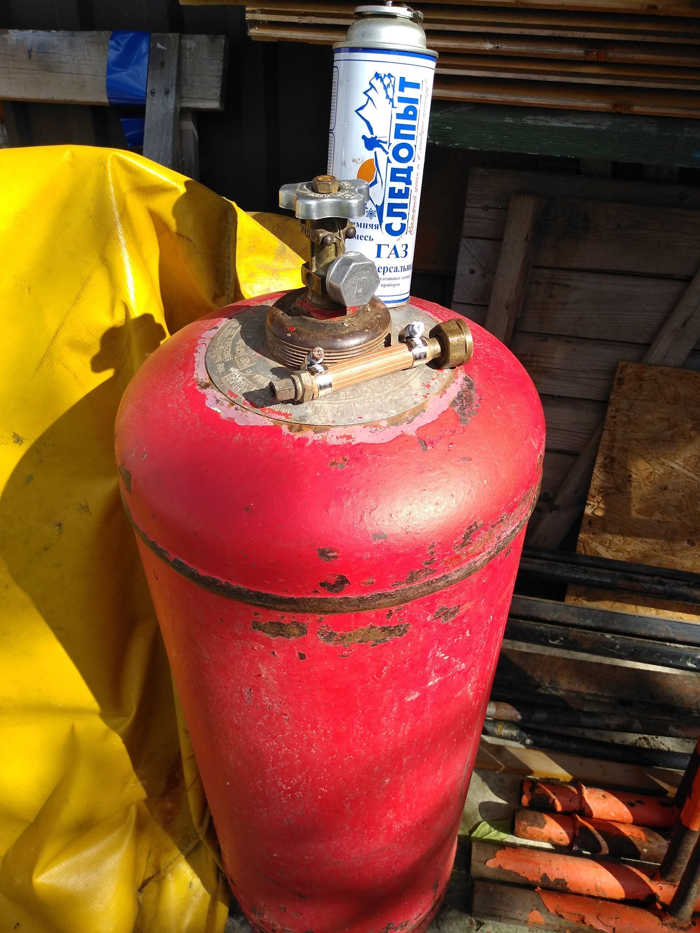 Заправка газом баллончика. Получаем баллончик многоразового использования.
