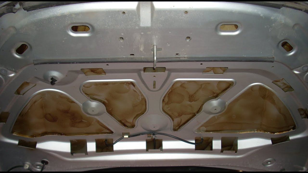 Lada Vesta 1G. Антикор, утепление и шумка капота.