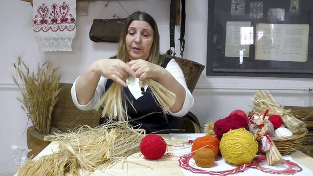 Мастер-класс «Коза из лыка»