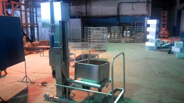 Столбовой мачтовый подъёмник-опрокидыватель, передвижной ASP-group