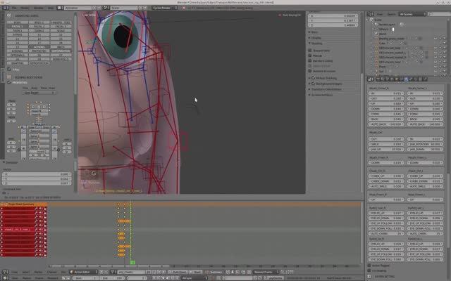Таймлапс по риггингу Винсента в BLENDER - Часть 2