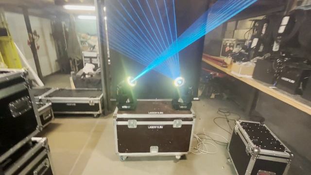 LASER MOVING HEAD DMX/ILDA