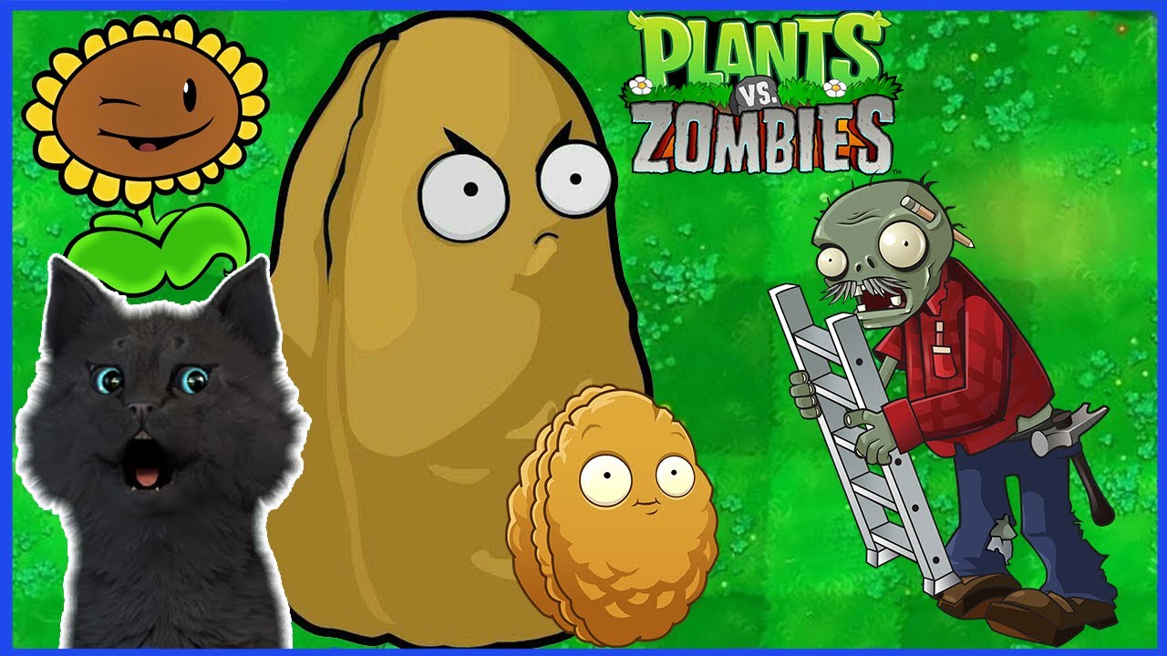 Супер Кот и Растения против зомби #14 БОЛЬШОЙ ПРИЕХАЛ В ГОСТИ К МАЛЕНЬКОМУ Plants vs Zombie #673