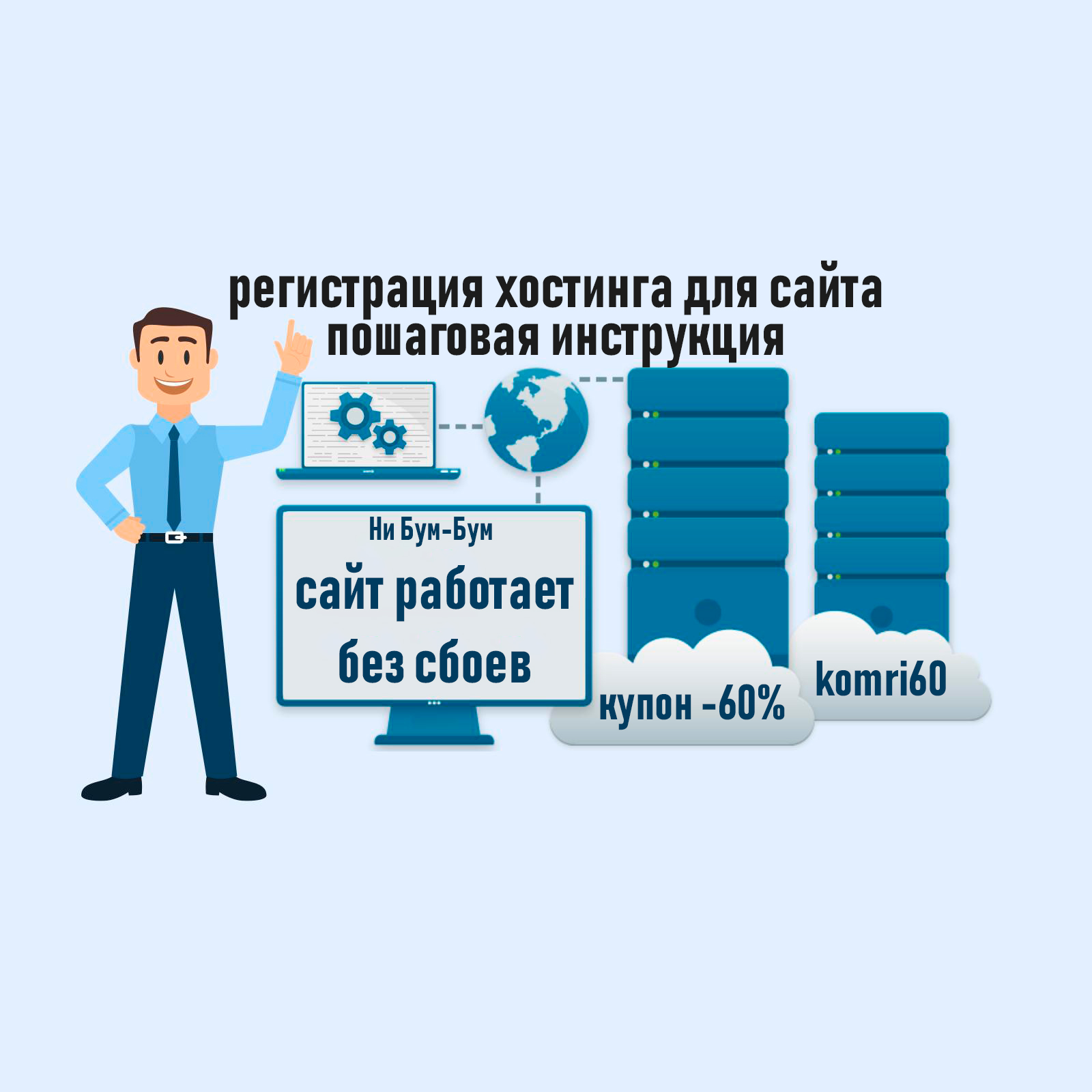 Создаём сайт. Покупаем и регистрируем хостинг для сайта. Выбор хостинг провайдера
