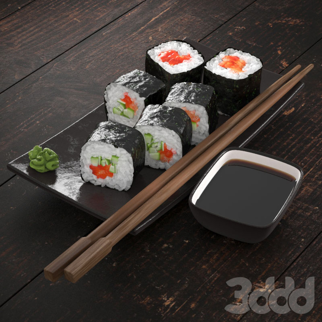 Графический дизайн. Blender. Создание роллов.mp4