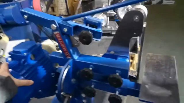 Ленточный гриндер SGA-50 еще раз про жесткости и прижимы.