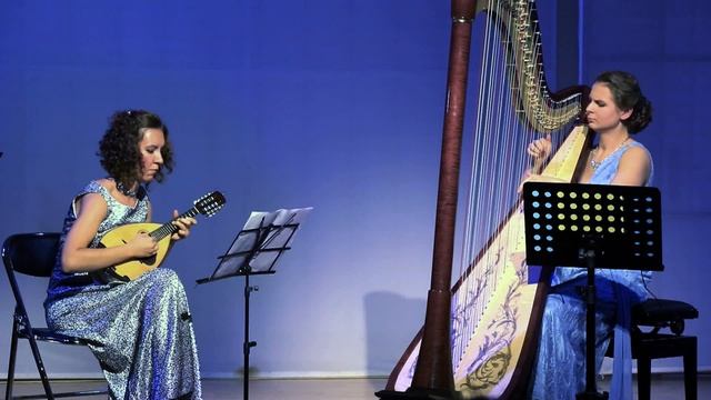 E. Granados - Danses Espagnoles Valeria Voshchennikova Harp Margarita Kurbesova Mandoline