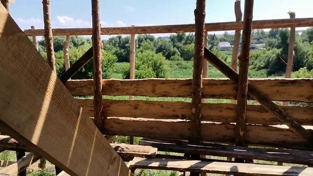 Пол в сарае из доски 40 мм