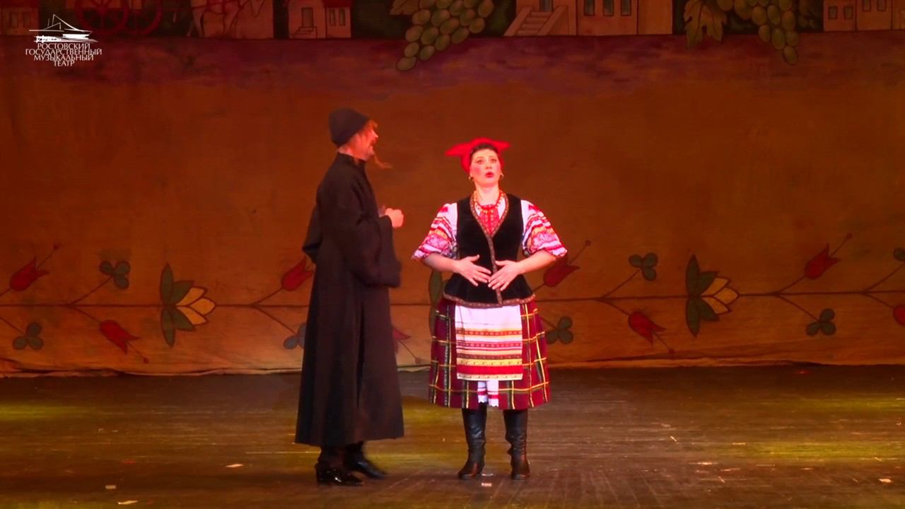 "Сорочинская ярмарка" дуэт Хавроньи (Хиврей)  и Афанасия.