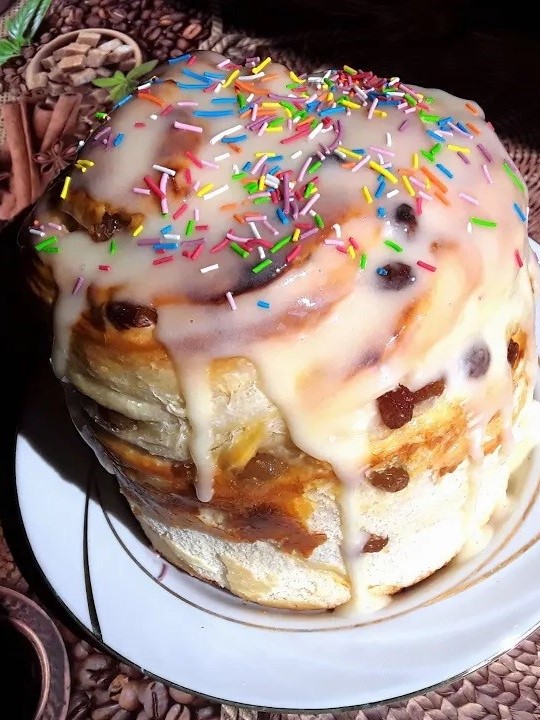 Необычный пасхальный кулич - не пожалеете